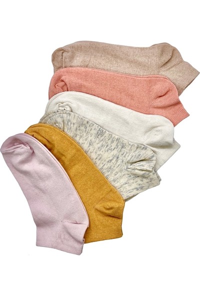 Black Arden Socks 6 Çift Ekonomik Karışık Renkli Kadın Patik Çorap BT-0165 Black Arden Socks 6 Çift Ekonomik Karışık Renkli Kadın Patik Çorap BT-0165