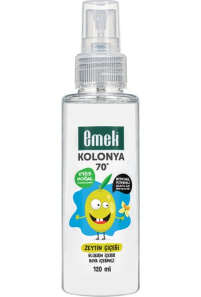 Emek Gliserinli Çocuk Kolonyası Zeytin Çiçeği - 120 ml