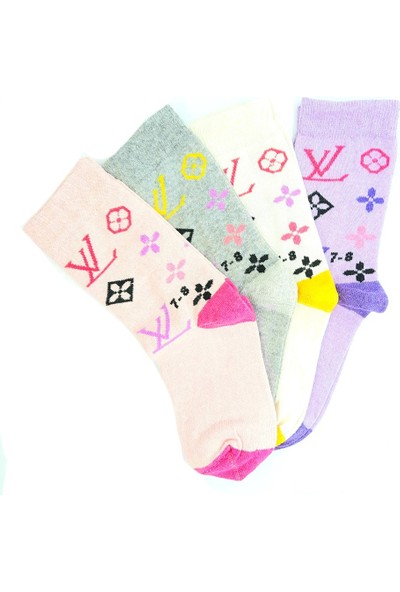 Black Arden Socks Kız Çocuk Pamuklu Çorap Ekonomik 4'lü 7 - 8 Yaş BT-0134 Black Arden Socks Kız Çocuk Pamuklu Çorap Ekonomik 4'lü 7 - 8 Yaş BT-0134