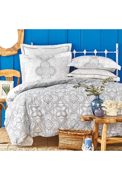Karaca Home Anemos Gri Pamuk Çift Kişilik Pike Takımı