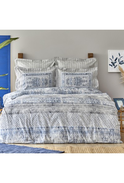 Karaca Home Gianna Indigo Pamuk Tek Kişilik Pike Takımı