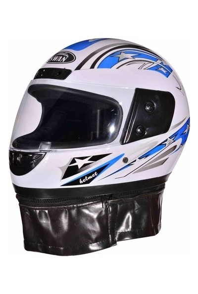 Monero Swan Motosiklet Kask Boğazlı