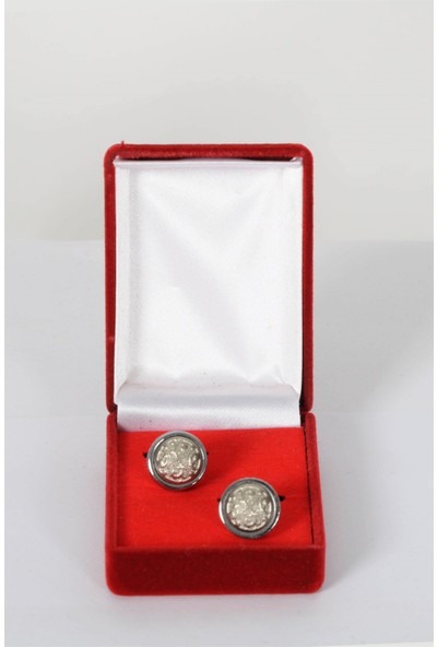 Maserto 10834 Klasik Desenli Kol Düğmesi