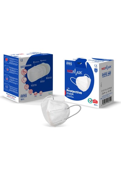 Neomask 5 Katlı Çift Meltblown Tabakalı Tse Güvenli Belgeli Ffp2 Koruyucu Maske 100 Adet NM-95/100 Neomask 5 Katlı Çift Meltblown Tabakalı Tse Güvenli Belgeli Ffp2 Koruyucu Maske 100 Adet NM-95/100