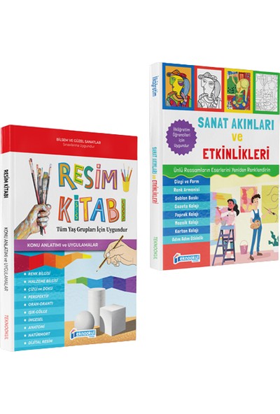 Bilsem Hazırlık 2'li Resim Seti - Mehmet Dur Bilsem Hazırlık 2'li Resim Seti - Mehmet Dur