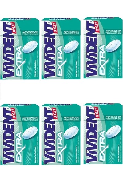 Vivident Extra Nane Draje Sakız 6'lı