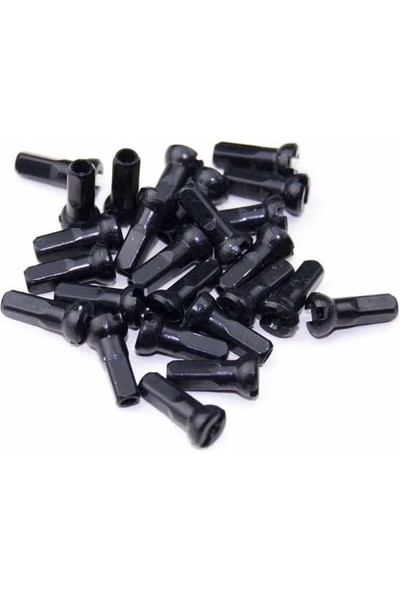 Vona 12MM Çelik Jant Teli Başlığı Siyah Siyah-Std