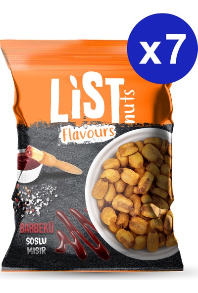 List Flavours Barbekü Soslu Mısır 7x 75 gr List Flavours Barbekü Soslu Mısır 7x 75 gr