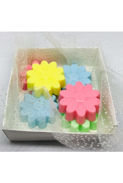 Dolce Sabun - Kokulu Süs Sabunu - Papatya 6 Adet Rengarenk