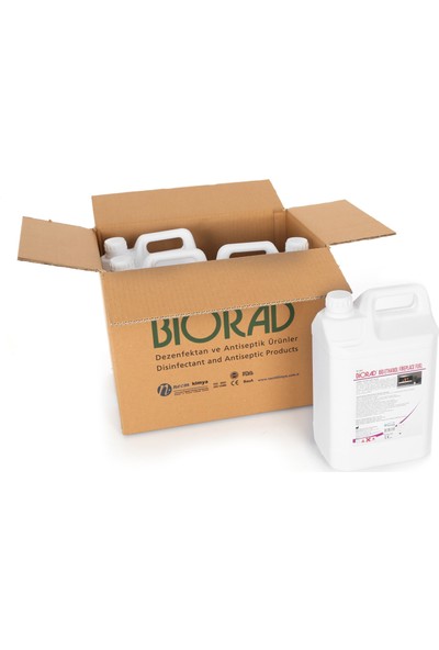Biorad 5 Litre Bio Ethanol Bacasız Şömine Yakıtı 4 Adet