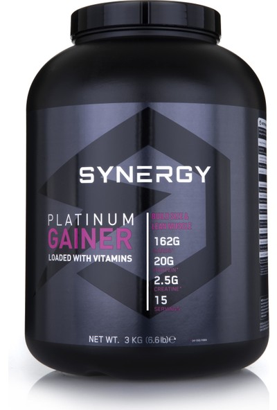 Synergy Platinum Gainer 3000GR Çikolata Aroma Synergy Platinum Gainer 3000GR Çikolata Aroma