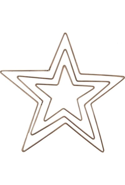 Angel Çanta Aksesuar Yıldız Tel Çember 3lü Set