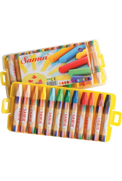 Samur Pastel Boya Seti 12'li Samur Pastel Boya Seti 12'li