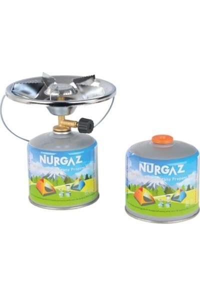 Nurgaz Olympos Kamp Ocağı 450 gr 2 Adet Kartuş Nurgaz Olympos Kamp Ocağı 450 gr 2 Adet Kartuş