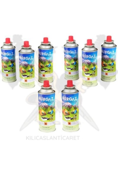 Nurgaz 220 Gram 8 Kartuşlu Set