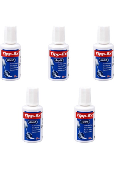 Tipp-Ex Rapid Sıvı Silici 20 ml 5'li