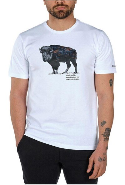Columbia Range Roam Pattern Graphic Ss Erkek T-Shirt CS0124