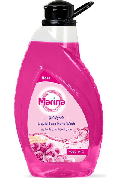 Marina 4 lt Sıvı Sabun (Gül Kokulu )