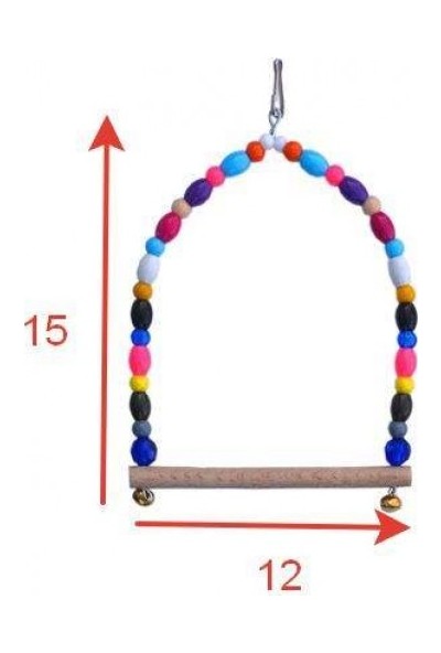 Quik Boncuklu Renkli Kuş Oyuncağı