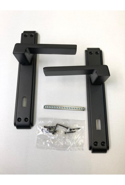 Iyem Anka Aynalı Kapı Kolu ( Oda ) Mat Siyah Iyem Anka Aynalı Kapı Kolu ( Oda ) Mat Siyah