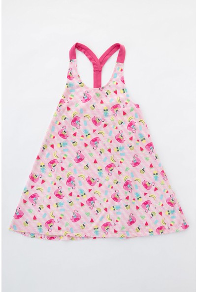 Penti Çok Renkli Kız Çocuk Flamingo Tunik