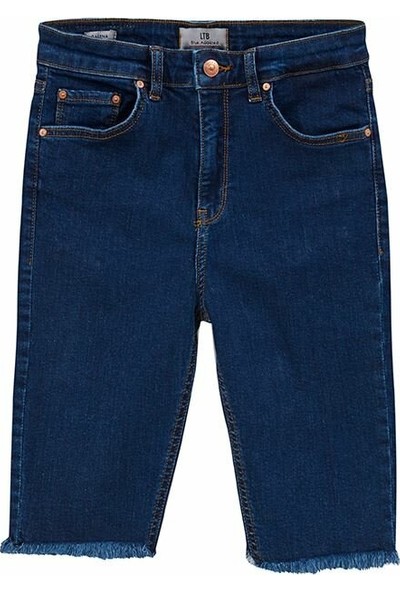 LTB Galena Frappe Wash Kadın Jean Bermuda Kadın Şort