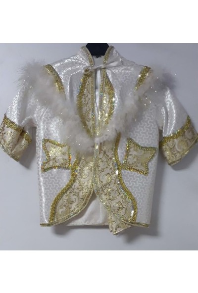 Başak Çocuk Giyim Bebe Kaftan Takım Nil 1/7 Yaş - Sarı - 2-3 Yaş