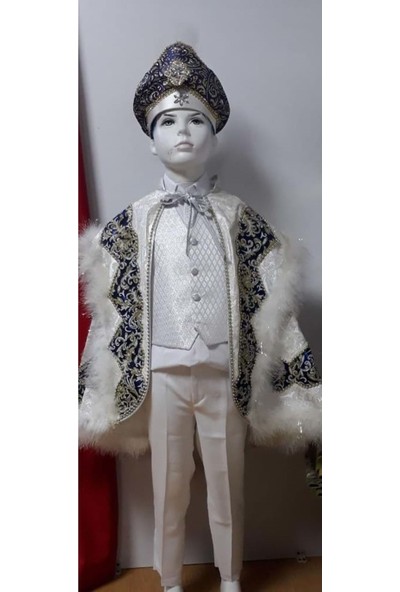 Başak Çocuk Giyim 23 Üç Kat Pelerin Takım 5/12 Yaş - Lacivert-Sarı - 6-7 Yaş