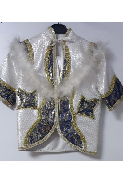 Başak Çocuk Giyim Bebe Kaftan Takım Nil 1/7 Yaş - Lacivert-Sarı - 2-3 Yaş