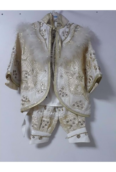 Başak Çocuk Giyim Hünkar Bebe Kaftan 1/7 Yaş - Sarı - 1-2 Yaş