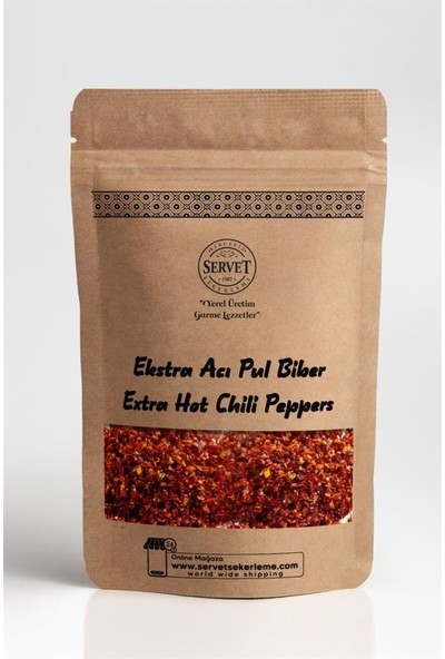 Bercekız Servet Şekerleme Ekstra Acı Pul Biber 100 gr