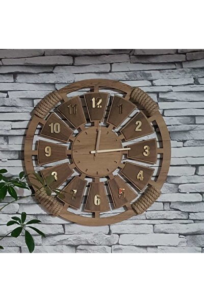 Ada Promosyon Kişiye Özel Dekoratif Ahşap Duvar Saati Ada Promosyon Kişiye Özel Dekoratif Ahşap Duvar Saati