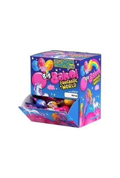 Big Babol Bigbabol Fantastic World Tatlı Sakız 100'lü Big Babol Bigbabol Fantastic World Tatlı Sakız 100'lü