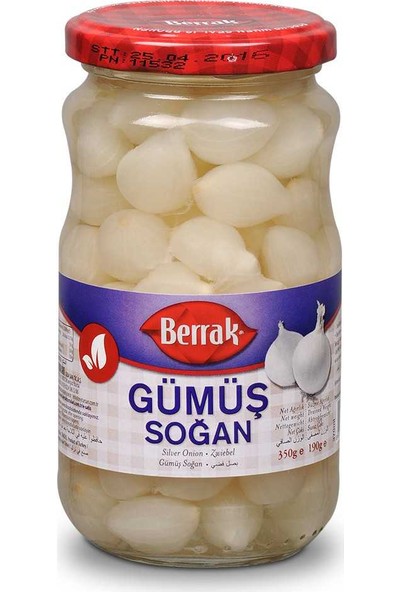 Berrak Gümüş Soğan Turşusu 340 gr Berrak Gümüş Soğan Turşusu 340 gr