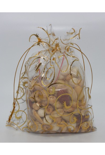 Mami Süs Dünyası Klasik Çerez Kesesi (100 Ad) 1401-C04 Gold