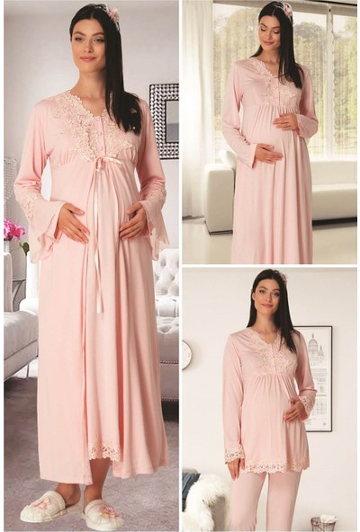 Carpediem L.r. 1519 Pudra 4 Parça Lohusa Set Carpediem L.r. 1519 Pudra 4 Parça Lohusa Set