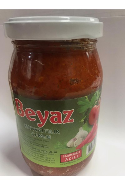 Beyaz Kahvaltılık Acuka Çemen Acılı Sarımsaklı 350 gr Beyaz Kahvaltılık Acuka Çemen Acılı Sarımsaklı 350 gr