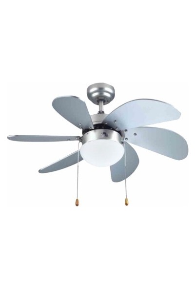 Vanti KCF282 60W Silver 6 Kanatlı Avizeli Tavan Vantilatörü Vanti KCF282 60W Silver 6 Kanatlı Avizeli Tavan Vantilatörü