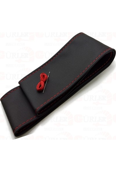 Gürler Oto Aksesuar Dikmeli Deri Direksiyon Kılı Noktalı(Delik) Standart