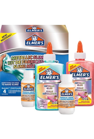 Elmers Metalik Slime Kit 2109483 Elmers Metalik Slime Kit 2109483
