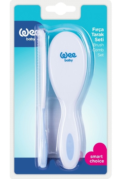 Wee Baby Fırça Tarak Seti - Mavi Wee Baby Fırça Tarak Seti - Mavi