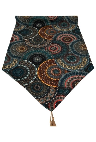 Desenİzmir Desenli Runner Örtü Otantik Desen Serisi