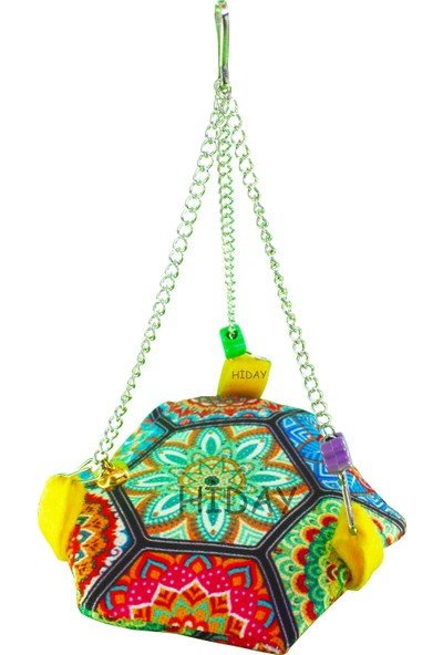 Hiday Muhabbet Kuşu Yuvarlak Uyku Hamağı Salıncak Hiday Muhabbet Kuşu Yuvarlak Uyku Hamağı Salıncak