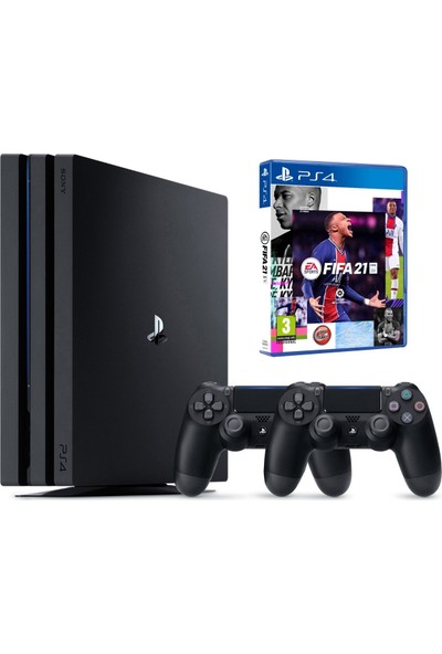 Sony Ps4 Pro 1tb Konsol + 2. Ps4 Kol + Ps4 Fifa 21Teşhir