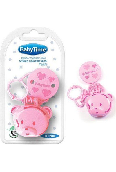 Baby Time BT200 Silikon Saklama Kabı - Pembe Baby Time BT200 Silikon Saklama Kabı - Pembe