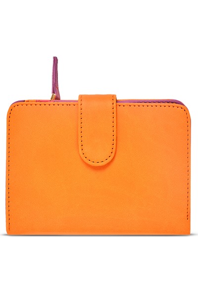 Case Look Kadın Deri Turuncu Renkli Çıtçıtlı Cüzdan Paris 04 Case Look Kadın Deri Turuncu Renkli Çıtçıtlı Cüzdan Paris 04