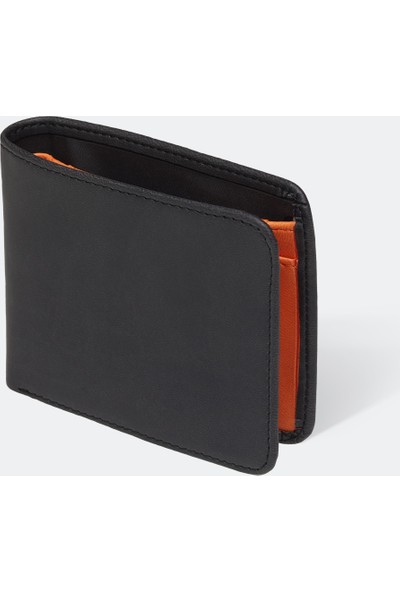 Case Look Erkek Deri Siyah Bozuk Para Gözlü Cüzdan Jack 01