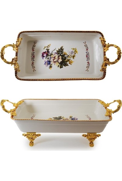 Ipek Porselen Metal Ayaklı Meyvelık Ipek Porselen Metal Ayaklı Meyvelık