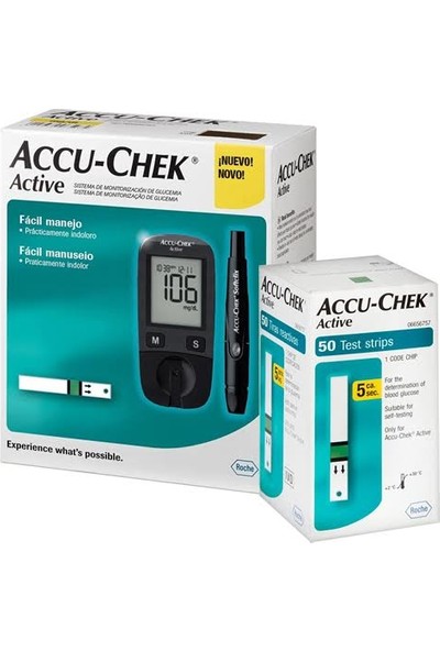 Accu-Chek Active Ölçüm Cihazı ve Active Strip Accu-Chek Active Ölçüm Cihazı ve Active Strip