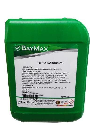 Baymax Ultra Çamaşır Suyu 5 Lt